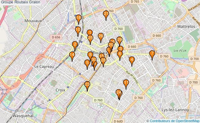Groupe Roubaix Associations groupe Roubaix : 49 associations