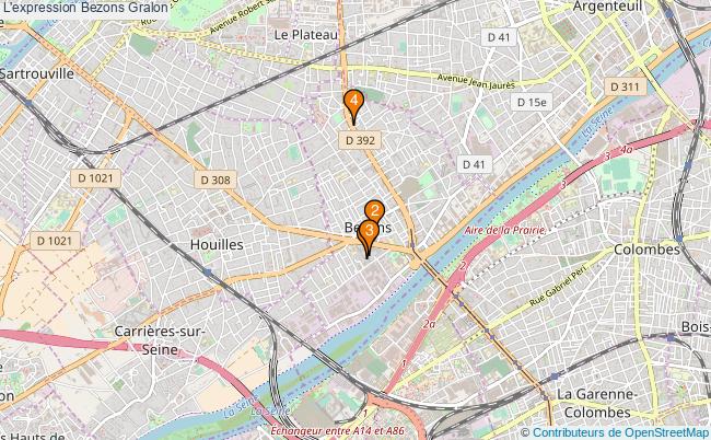 L'expression Bezons Associations l'expression Bezons : 3 associations