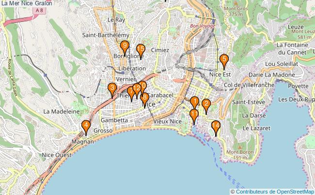 La Mer Nice Associations La Mer Nice : 20 associations