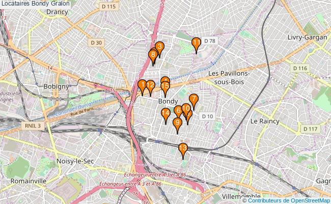 Locataires Bondy Associations Locataires Bondy : 19 associations