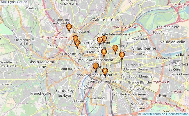 Mali Lyon Associations Mali Lyon : 14 associations