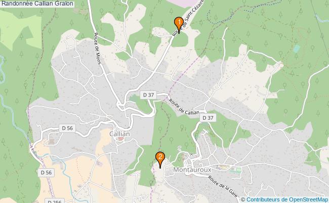 Randonnée Callian Associations randonnée Callian : 2 associations