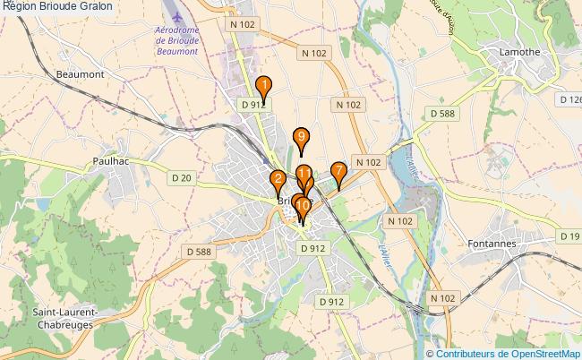 Région Brioude Associations région Brioude : 23 associations