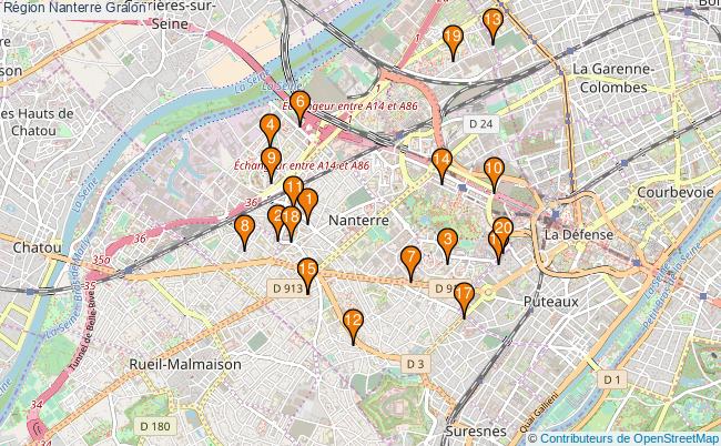 Région Nanterre Associations région Nanterre : 28 associations