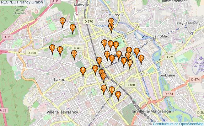 RESPECT Nancy Associations RESPECT Nancy : 120 associations