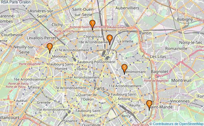 RSA Paris Associations RSA Paris : 6 associations