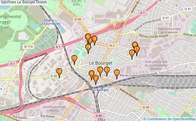 Sportives Le Bourget Associations Sportives Le Bourget : 23 associations