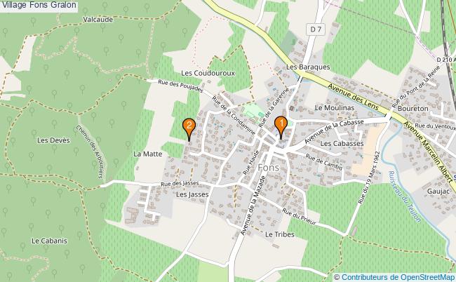 Village Fons Associations village Fons : 2 associations