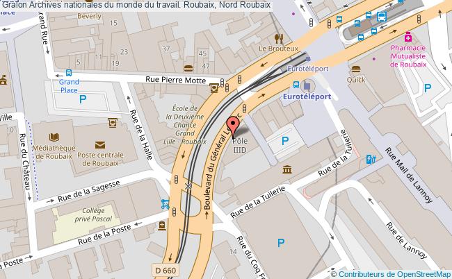 Archives nationales du monde du travail. Roubaix, Nord bibliothèque Roubaix