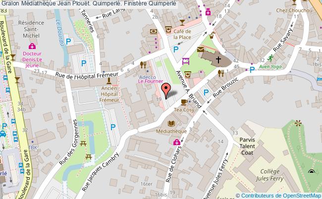 Médiathèque Jean Plouët. Quimperlé. Finistère bibliothèque Quimperlé