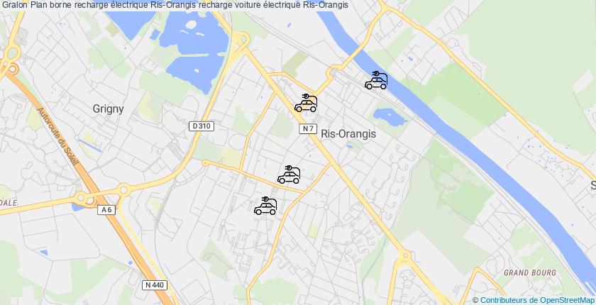Bornes recharge électrique Ris-Orangis liste des recharges pour voiture ...