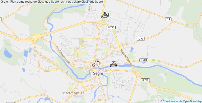 Bornes recharge électrique Segré liste des recharges pour voiture ...
