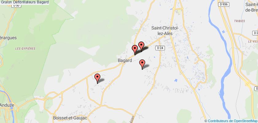 Défibrillateurs Bagard liste des DAE de la commune de Bagard : 6 ...