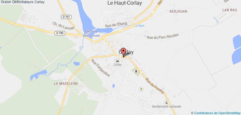 Défibrillateurs Corlay liste des DAE de la commune de Corlay : 1 ...