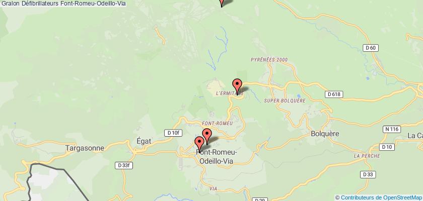Défibrillateurs Font-Romeu-Odeillo-Via liste des DAE de la commune de ...