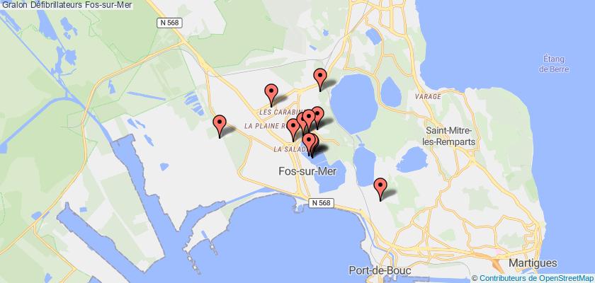 Défibrillateurs Fos-sur-Mer liste des DAE de la commune de Fos-sur-Mer ...