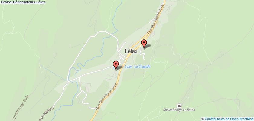 Défibrillateurs Lélex liste des DAE de la commune de Lélex : 2 ...