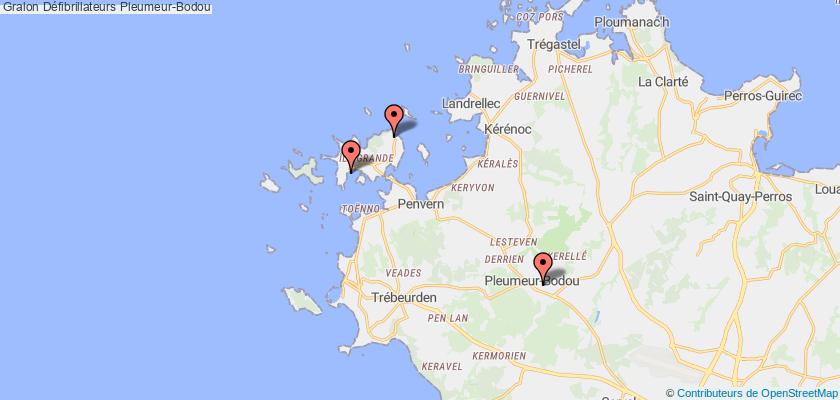 Défibrillateurs Pleumeur-Bodou liste des DAE de la commune de Pleumeur ...