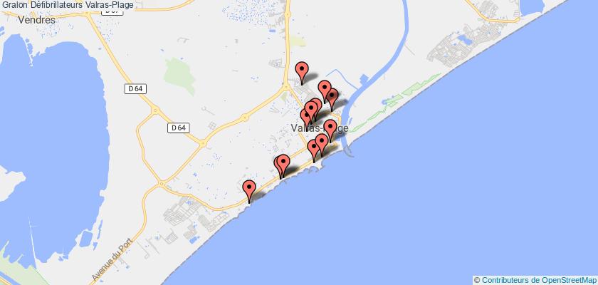 Défibrillateurs Valras-Plage liste des DAE de la commune de Valras ...