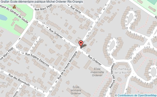 École élémentaire publique Michel Ordener Ris-Orangis école public