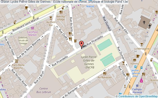 Lycée Pierre-Gilles de Gennes - Ecole nationale de chimie, physique et biologie Paris école public
