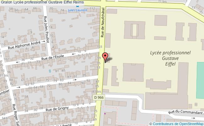 Lycée professionnel Gustave Eiffel Reims école public
