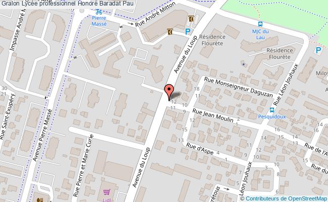 Lycée professionnel Honoré Baradat Pau école public