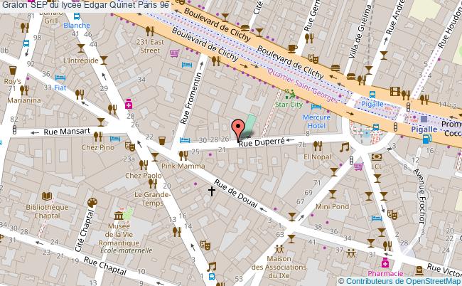 SEP du lycée Edgar Quinet Paris école public