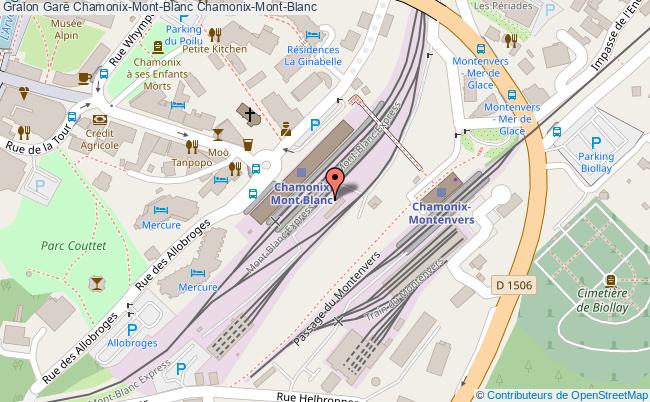 Informations Chamonix-Mont-Blanc horaires trains Gare chamonix-mont-blanc