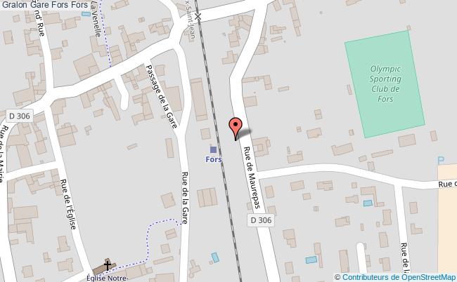 Informations Fors horaires trains Gare fors