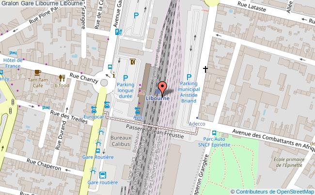 Informations Libourne horaires trains Gare libourne