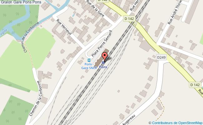 Informations Pons horaires trains Gare pons