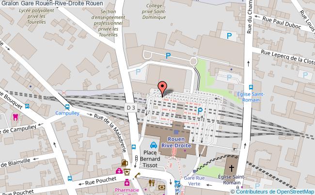 Informations Rouen Rive Droite horaires trains Gare rouen-rive-droite