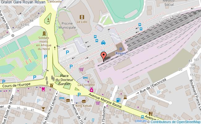 Informations Royan horaires trains Gare royan