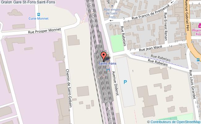 Informations Saint-Fons horaires trains Gare st-fons