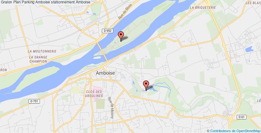 Parking Amboise liste des stationnements de Amboise : 2 parkings