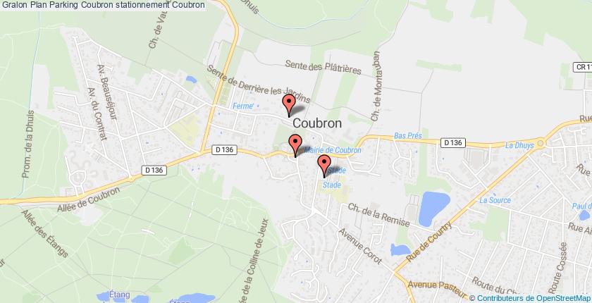 Parking Coubron liste des stationnements de Coubron : 3 parkings