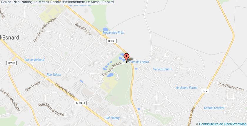 Parking Le Mesnil-Esnard liste des stationnements de Le Mesnil-Esnard : 1 parkings