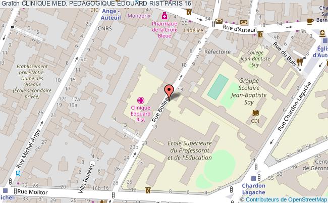 CLINIQUE MED. PEDAGOGIQUE EDOUARD RIST Paris CLINIQUE MED. PEDAGOGIQUE ...