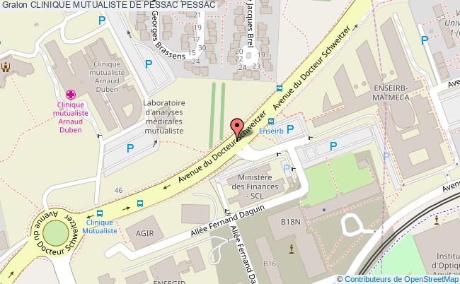 CLINIQUE MUTUALISTE DE PESSAC Pessac CLINIQUE MUTUALISTE DE PESSAC PESSAC