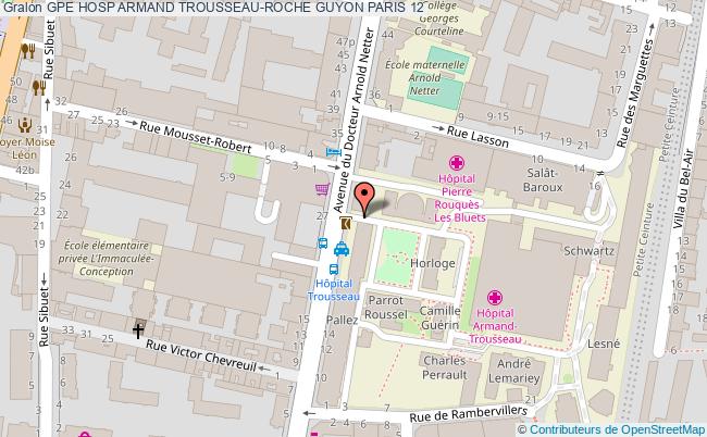 GPE HOSP ARMAND TROUSSEAU-ROCHE GUYON Paris GPE HOSP ARMAND TROUSSEAU ...