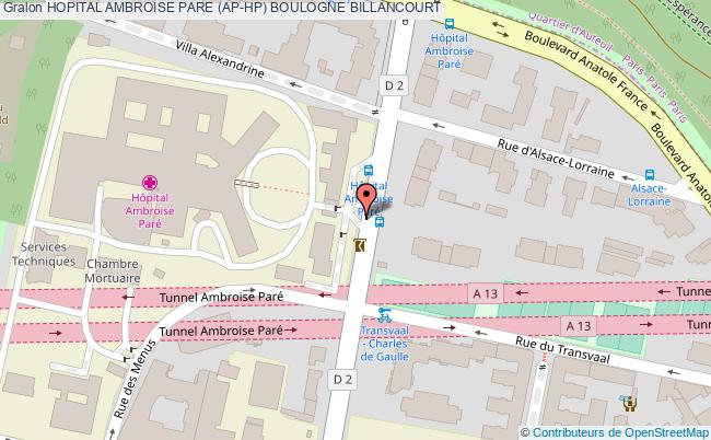 HOPITAL AMBROISE PARE (AP-HP) Boulogne-Billancourt HOPITAL AMBROISE ...