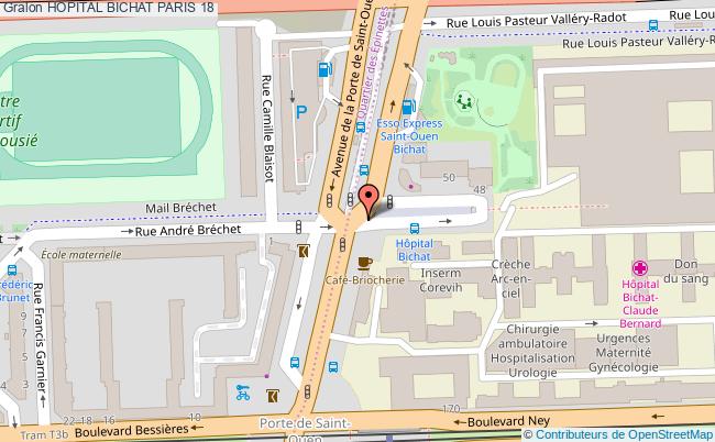 HOPITAL BICHAT Paris G.I.H. BICHAT CLAUDE BERNARD (APHP) PARIS 18