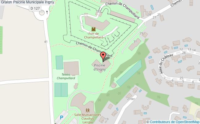 Bassin sportif Piscine municipale Irigny