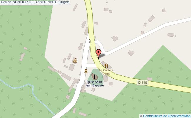 boucle locale de randonnee Sentier de randonnee Origne