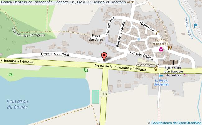 C2 Le Relais Sentiers de randonnée pédestre c1, c2 & c3 Ceilhes-et-Rocozels