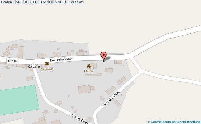 Circuit bleu Parcours de randonnees Pérassay