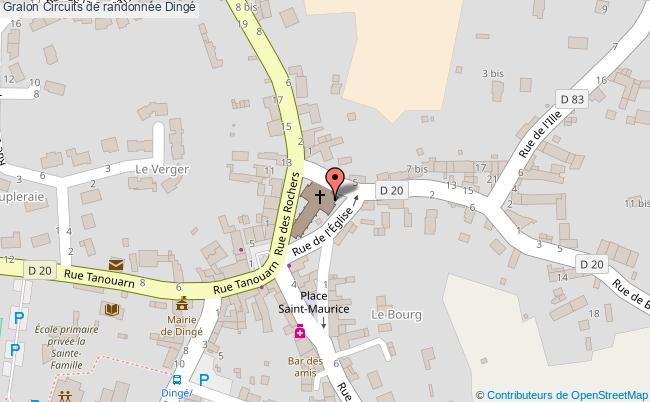 Circuit de la Rigole du Boulet Circuits de randonnée Dingé