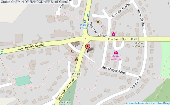 CIRCUIT DE RANDONNEE 2 Chemin de randonnee Saint-Gence