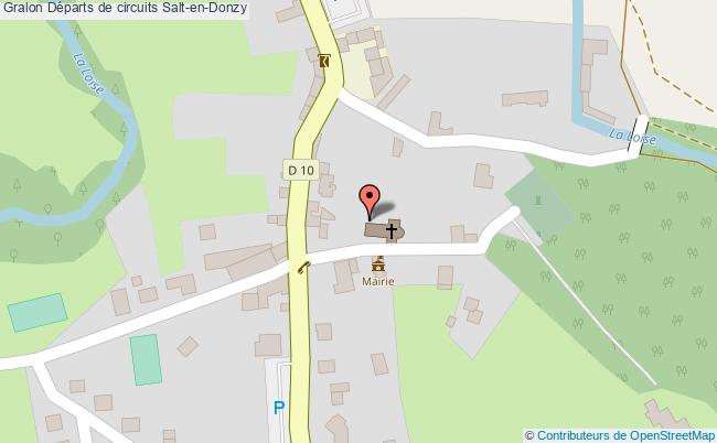 Circuit de randonnée Donzy Départs de circuits Salt-en-Donzy